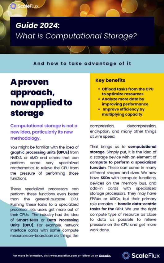 Guide 2024: What is Computational Storage? - ScaleFlux