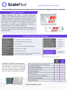 CSD 3000 Data Sheet - ScaleFlux