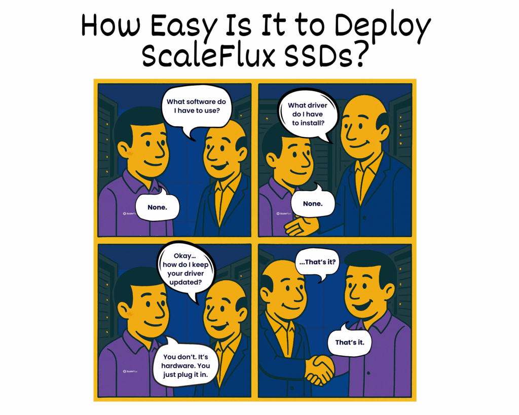 “Wait, That’s It?” – How Easy It Is to Deploy ScaleFlux SSDs